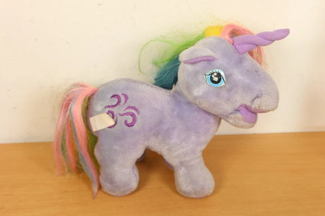 MY LITTLE PONY Plush Purple Rainbow Windy Stuffed Animal Rare Vintage ...