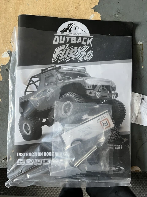FTX OUTBACK FURY 2.0 RTR 4WD Trail Crawler - Black £125.50 - PicClick UK