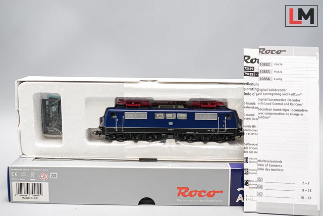 H0 ROCO DIGITAL 79419 (AC) E-Lok BR 111 013-9 DB // C_860 EUR 201,00 ...