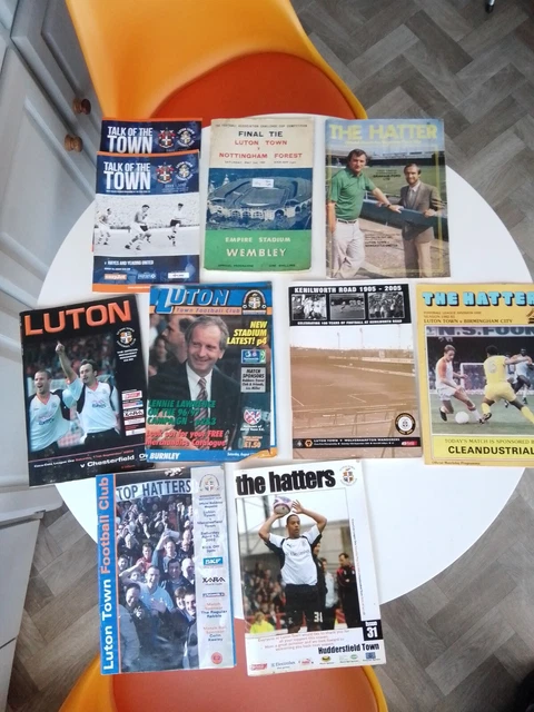 JOB LOT OF Football Luton Football Hatters Programmes Magazine £20.00 ...