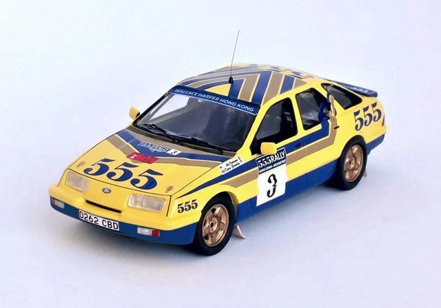 TROFEU 1:43 SCALE Ford Sierra XR4x4 Hong Kong Beijing Rally 1987 Stig ...
