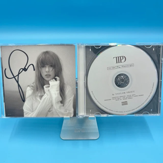 CD TAYLOR SWIFT The Tortured Poets Department con TTPD firmato a mano ...