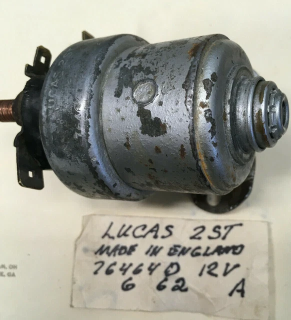 LUCAS GENUINE PUSH-BUTTON Starter Solenoids, 1960's MGB, TR2-4A AH ...
