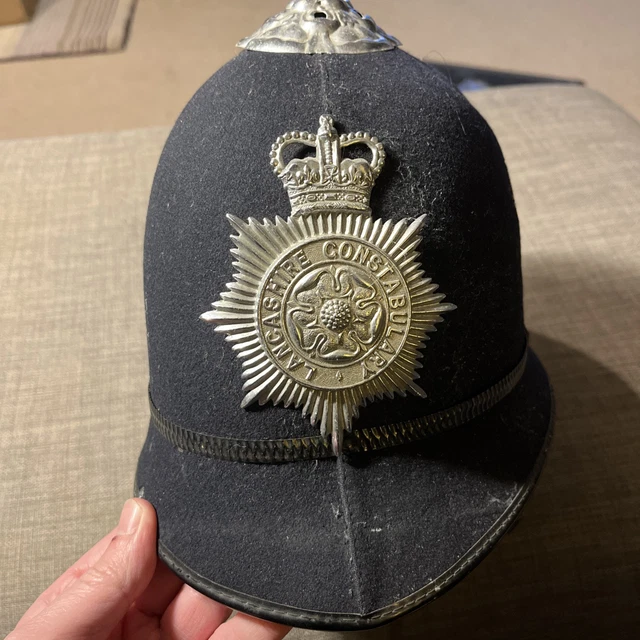 LANCASHIRE CONSTABULARY BRITISH Bobby Hat Police Helmet £63.12 ...