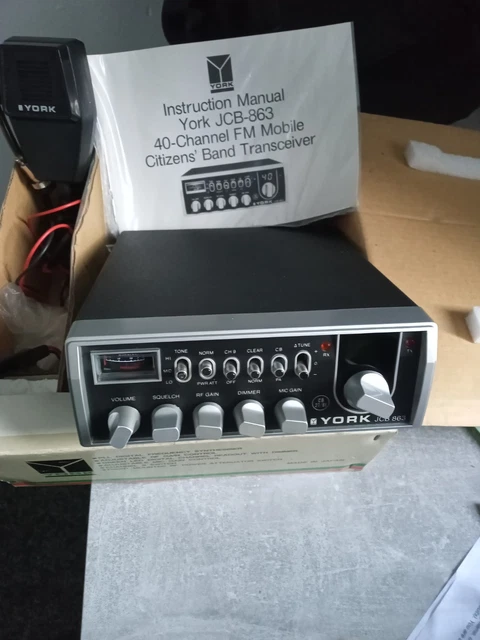 YORK JCB 863 CB Radio Boxed £93.62 - PicClick UK