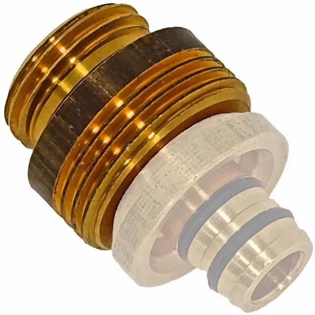 EUROKONUS NIPPEL AUSSENGEWINDE mit O-Ring Doppelnippel Schraub Gewinde Fitting EUR 2,37 ...