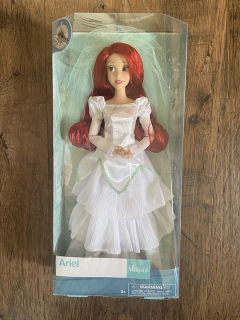 DISNEY STORE THE Little Mermaid Bride Ariel Wedding Classic Doll BNIB £ ...