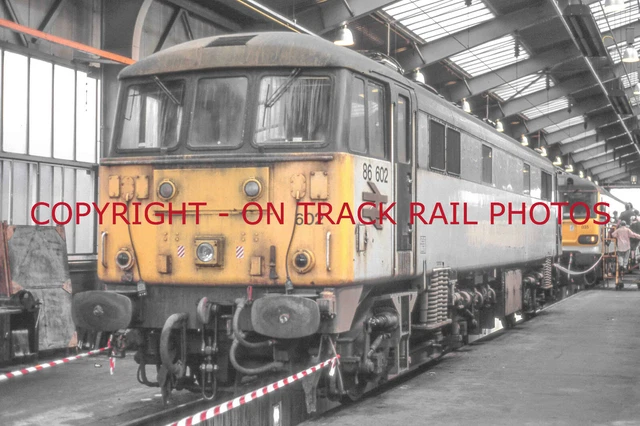 UK RAILWAY PHOTOGRAPH Of Class 86 86602. Rm86-311 £1.70 - PicClick UK