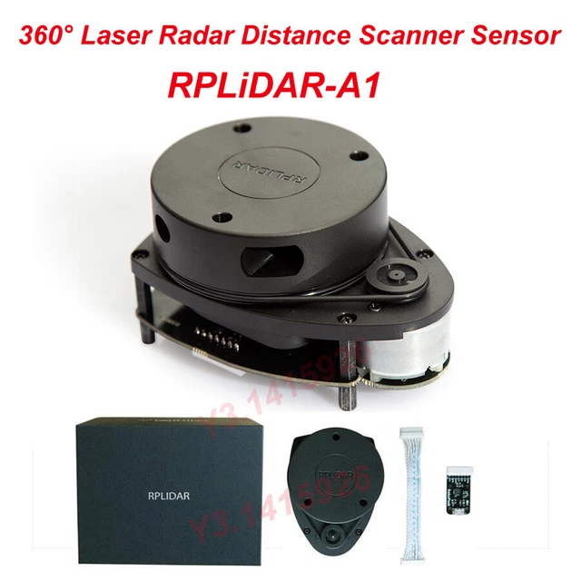RPLIDAR A1 360° Laser Radar Scanner Lidar Sensor Distance 12M Detection ...
