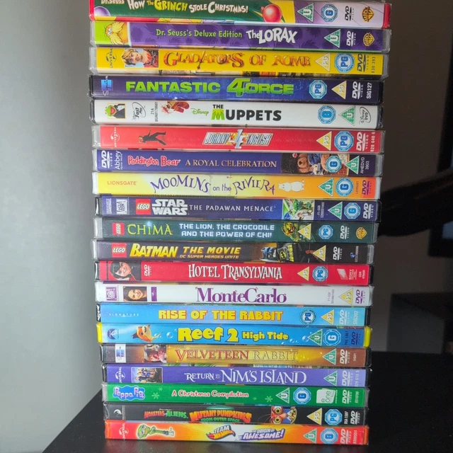 20X KIDS FAMILY DVD Bundle - NEW & Sealed Children's Movie Collection ...