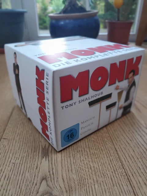MONK DVD KOMPLETTE Serie Sammler Box Set Kult Krimi *NEUWERTIGER ...