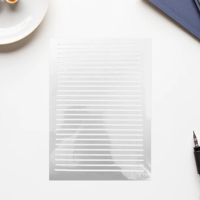 PLASTIC SCRAPBOOKING TEMPLATES Addressing Guide Stencil Writing Letter ...