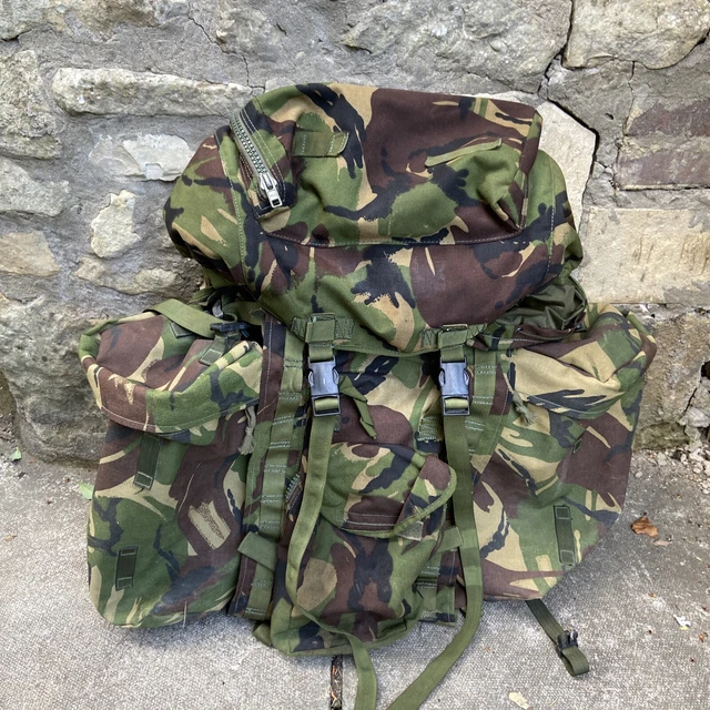 SUPERGRADE ARMY BERGEN Rucksack DPM IRR Camo 100L SHORT Convoluted Back ...