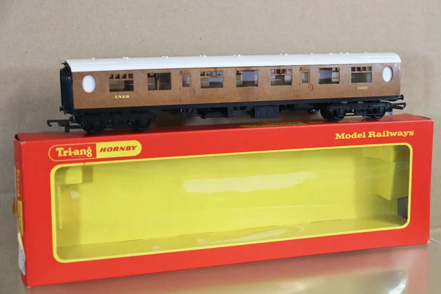TRIANG HORNBY R745 Lner Thompson Complet 3rd Coach 1010 Flying Scotsman ...