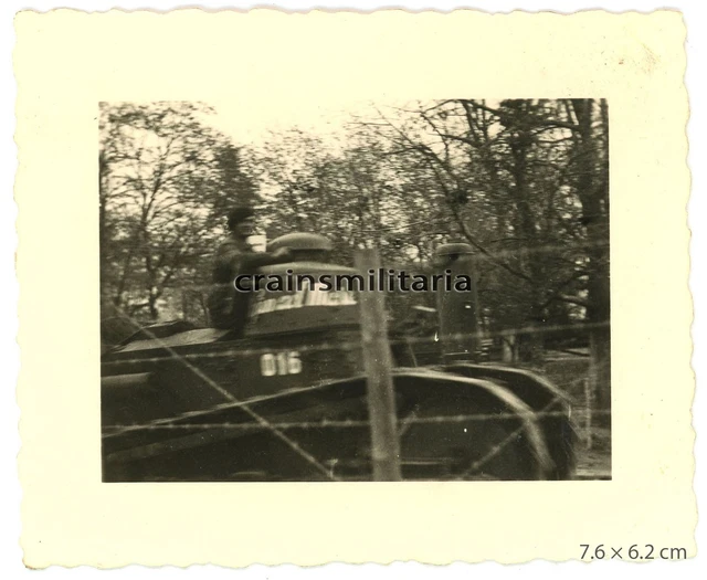 ORIG. FOTO RUMÄNISCHE Beute Panzer Renault FT-17 Tank TARGOVISTE ...