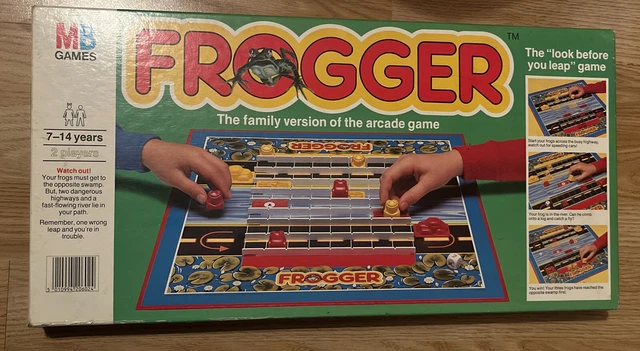 VINTAGE/RETRO 1980'S FROGGER Board Game MB Games 100% Complete £10.99 ...