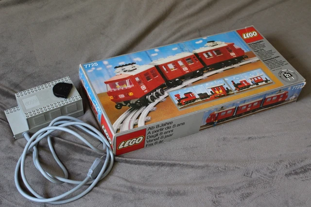 LEGO CLASSIC 12V boxed set 7725 Eisenbahn train old vintage 1980s OVP ...