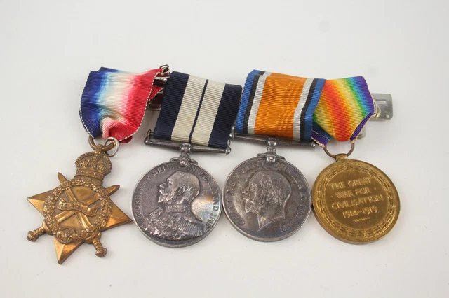 WW1 MOUNTED D.S.M. 1914-15 Star Trio Medal Group £205.00 - PicClick UK