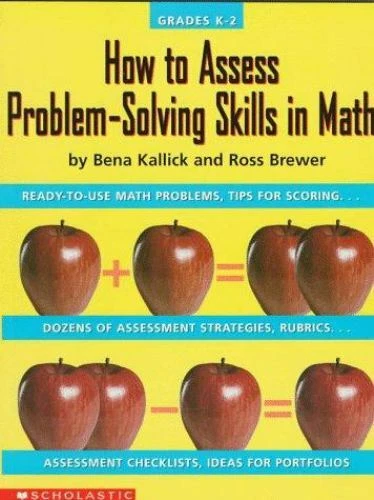 HOW TO ASSESS Problem-Solving Skills in Math [Grades K $4.69 - PicClick