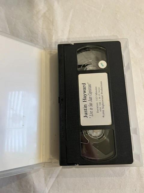 JUSTIN HAYWARD LIVE In San Juan Capistrano Vhs Videotape $9.99 ...
