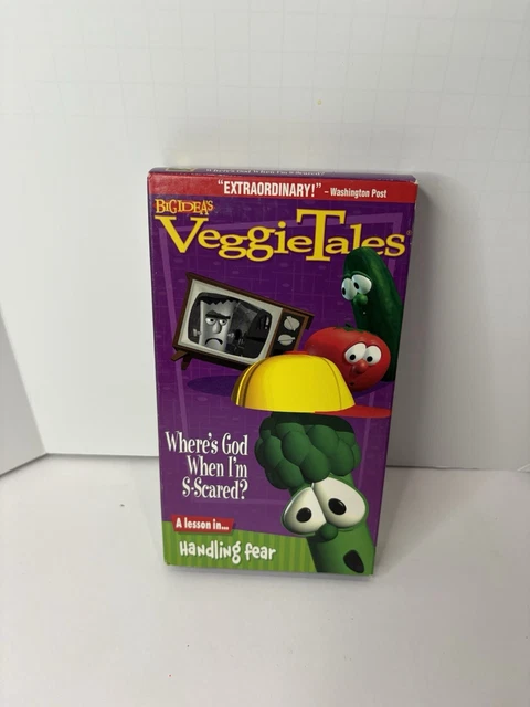 VEGGIETALES WHERE'S GOD When I'm S-Scared Video Tape £7.25 - PicClick UK