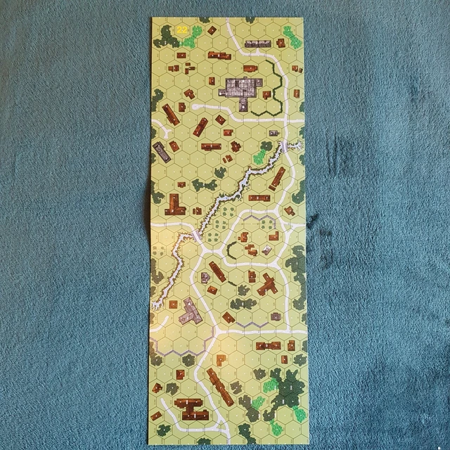 ADVANCED SQUAD LEADER Map Board No 22 - ASL MMP Thin mapboard Version £ ...