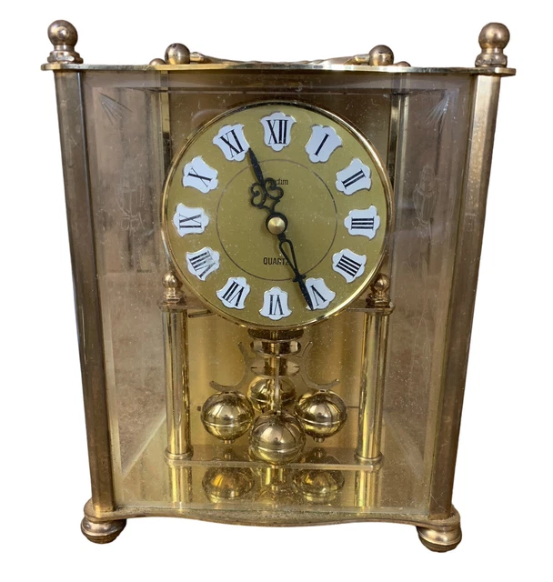 VINTAGE ACCTIM CARRIAGE Mantel Clock, Spares/ Repairs 18cm High £25.00 ...