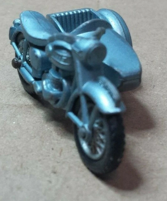 VINTAGE TRIUMPH T110 Toy Motorcycle Military Side car Lesney No.4 Match ...
