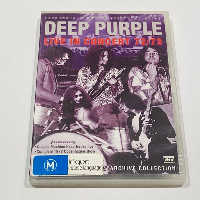 DEEP PURPLE DVD Live In Concert 72-73 $16.95 - PicClick AU