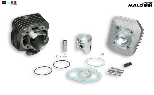 KIT CYLINDRE PISTON Culasse Fonte Malossi Axe Ø12 GILERA EASY MOVING 50 ...