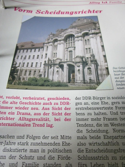 DAS WAR DIE DDR N Alltag Familie Vor dem Scheidungsrichter EUR 4,09 ...