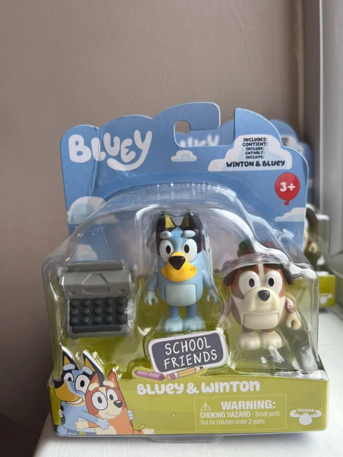 BLUEY - SCHOOL Friends Bluey & Winton Figures 2 Pack - Brand New- £7.00 ...