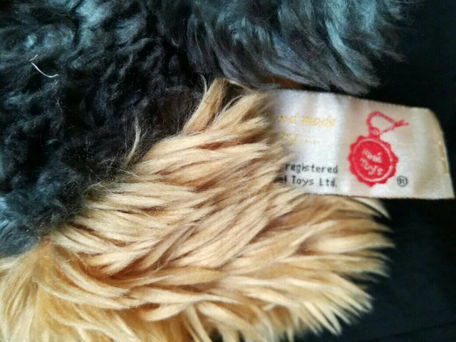 KEEL TOYS SUPERSOFT Plush Schnauzer Grey And Tan Beanie Dog £8.66 ...