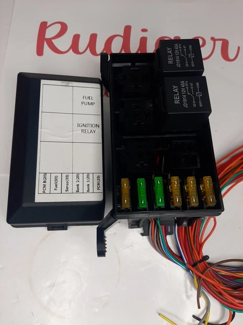 NOS RELAY AND Fuse Box Block Kit,Standalone Wiring Harnesses LS1 6.0 5. ...