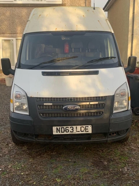 2014 FORD TRANSIT T350 2.2 TDCI L3H3 LWB RWD High Roof Panel Van Euro 5 ...