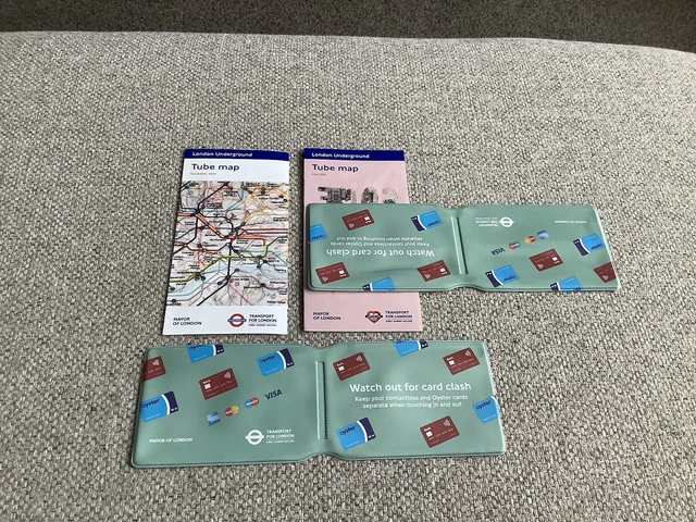LONDON UNDERGROUND OYSTER CARD TRAVEL CARD TRAIN TICKET BUS PASS HOLDER ...