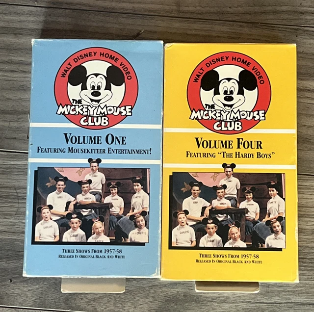 VINTAGE DISNEY MICKEY Mouse Club Volumes One and Four - VHS $12.00 ...