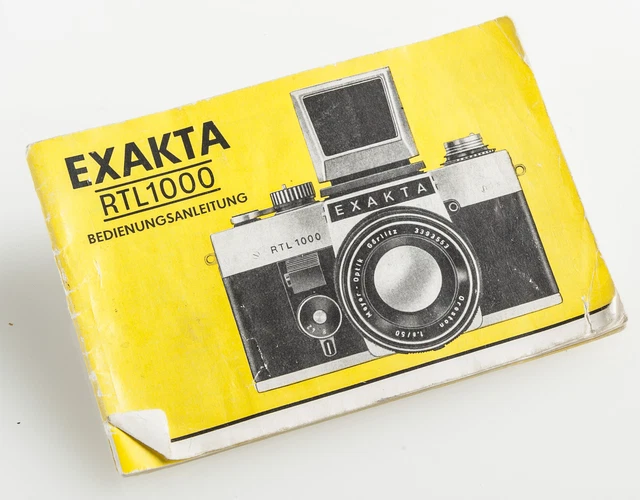 MANUALE DI ISTRUZIONI Exakta RTL1000 Gebrauchsanleitung EUR 25,62 ...