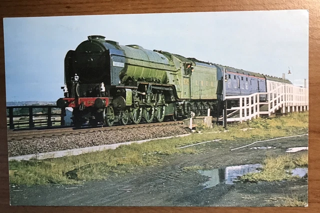 STEAM LOCOMOTIVE NO 532 LNER Blue Peter Class A2.4-6-2 Train Photo ...