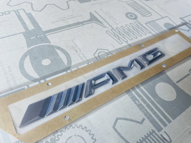 ORIGINAL MERCEDES-BENZ NAMEPLATE Characters of Types Lettering AMG ...