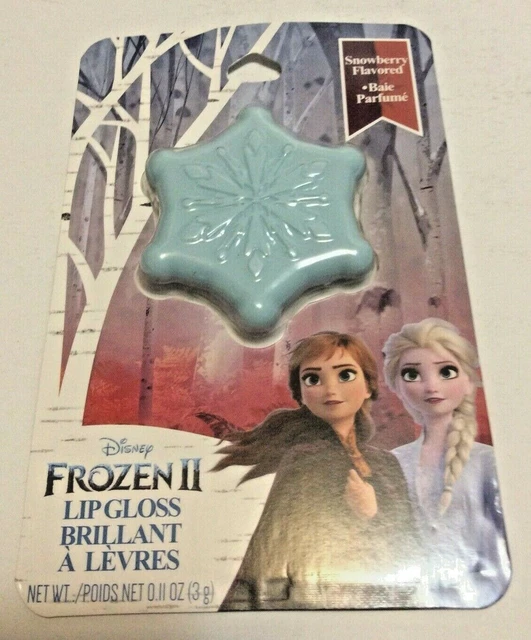 DISNEY FROZEN II Elsa & Ana fraise aromatisée brillant à lèvres bleu ...