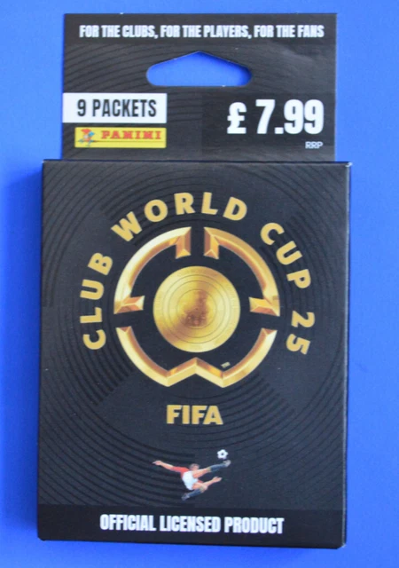 PANINI FIFA CLUB World Cup 2025 Sticker Collection: Multiset (9 Packets ...