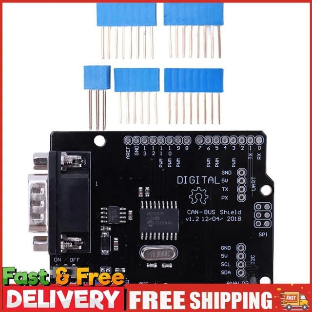 MCP2515 CAN BUS Shield Useful Can Bus Controller Shield Board Module for Arduino £8.75 - PicClick UK
