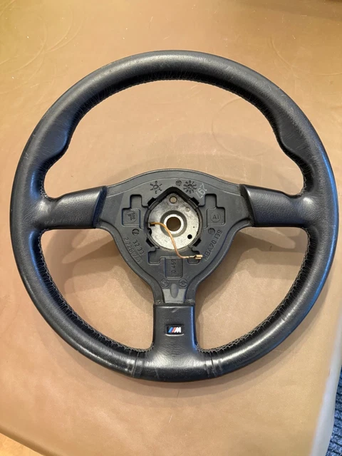 BMW (E32 E34 E36 M3 Z3) M Tech 2 Sport leather steering wheel 370mm ...