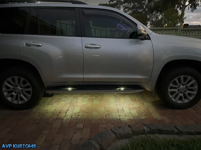 FITS TOYOTA PRADO 150 Land Cruiser VX / Kakadu x4 White LED Bulbs Side ...