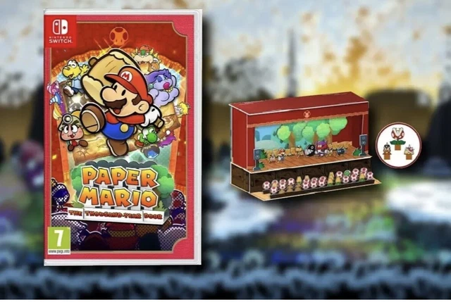 PAPER MARIO: THE Thousand Year Door & Buildable Battle Stage & Keyrings ...