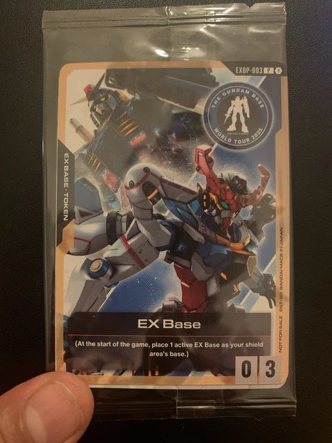 GUNDAM CARD GAME EX Base EXBP-003 THE GUNDAM BASE World Tour LONDON LTD ...