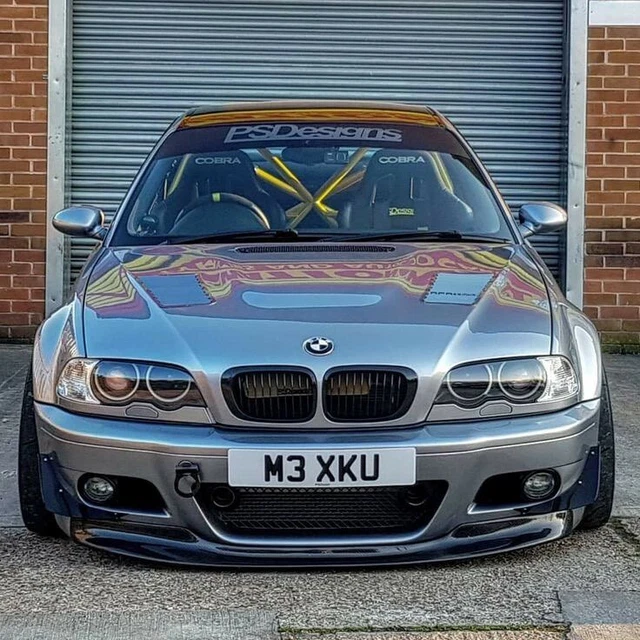 BMW E46 M3 Csl Look Frontlippe Spoiler Splitter Aile EUR 129,00 ...
