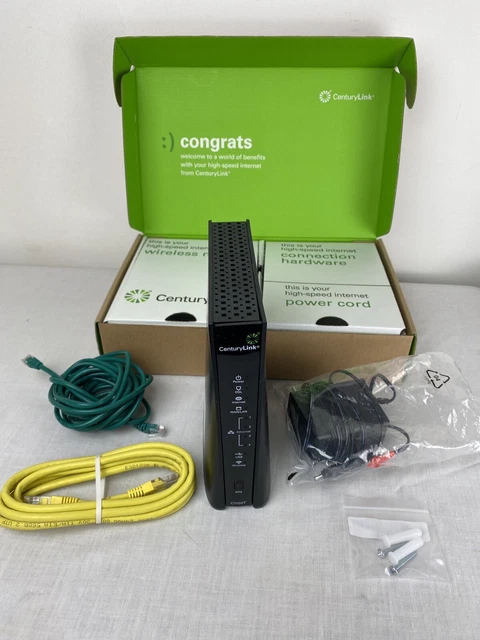 CENTURYLINK TECHNICOLOR C1100T 2.4Ghz 802.11 DSL Modem WiFi Wireless ...