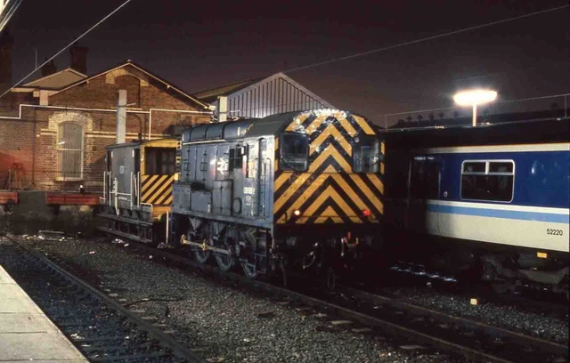 35MM SLIDE BR British Railways Diesel Loco Class 08 08682 doncaster ...